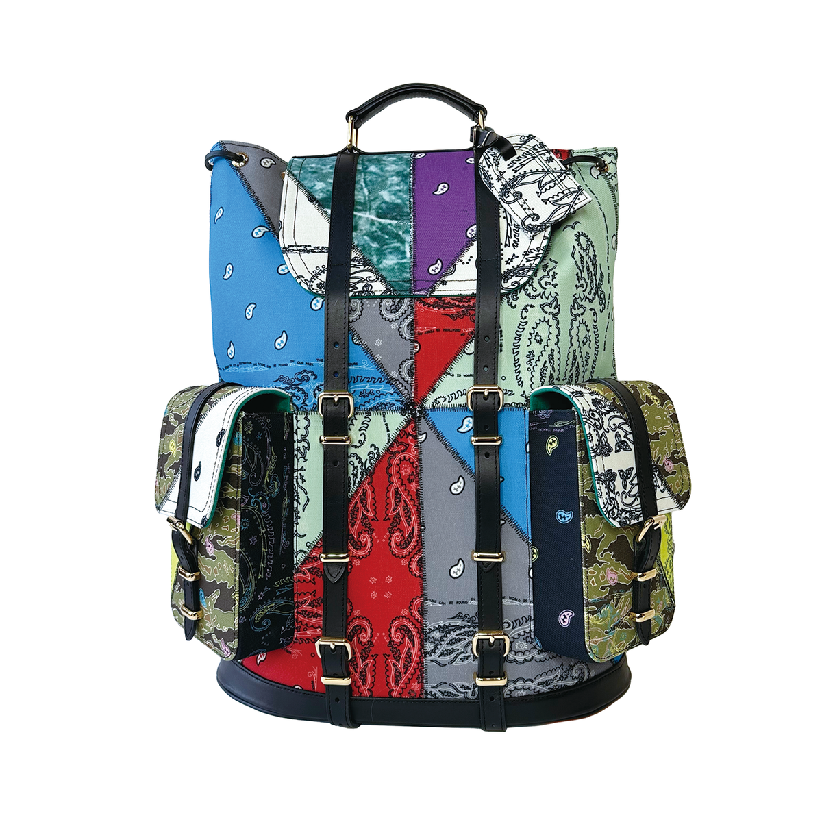 Geometric Paisley Backpack – THE WORLD IS YOURS